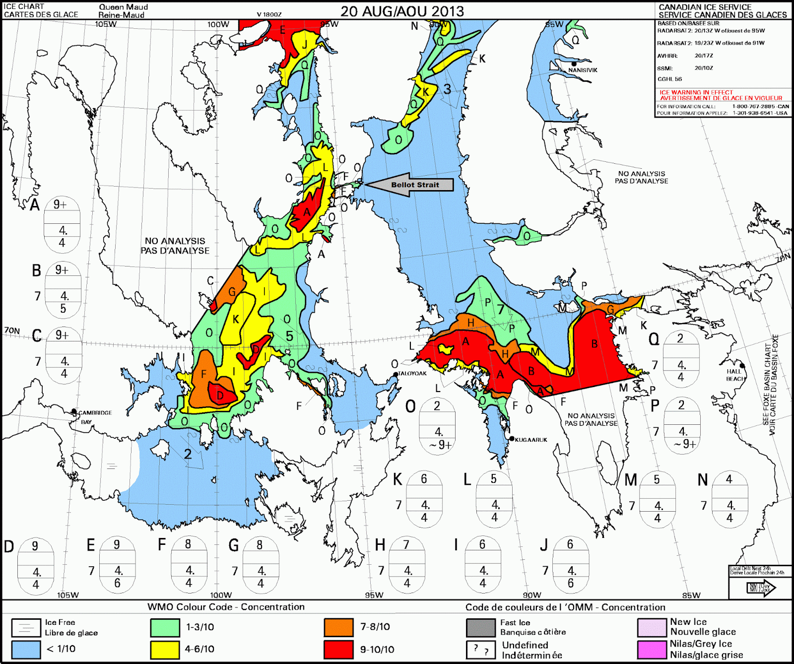 Northwest Passage 2013: S/V ACALEPHE transits west through Bellot ...