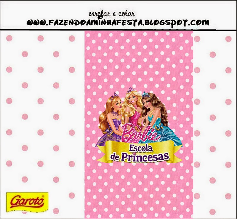Barbie Princess School: Free Printable Candy Bar Labels. - Oh My Fiesta ...