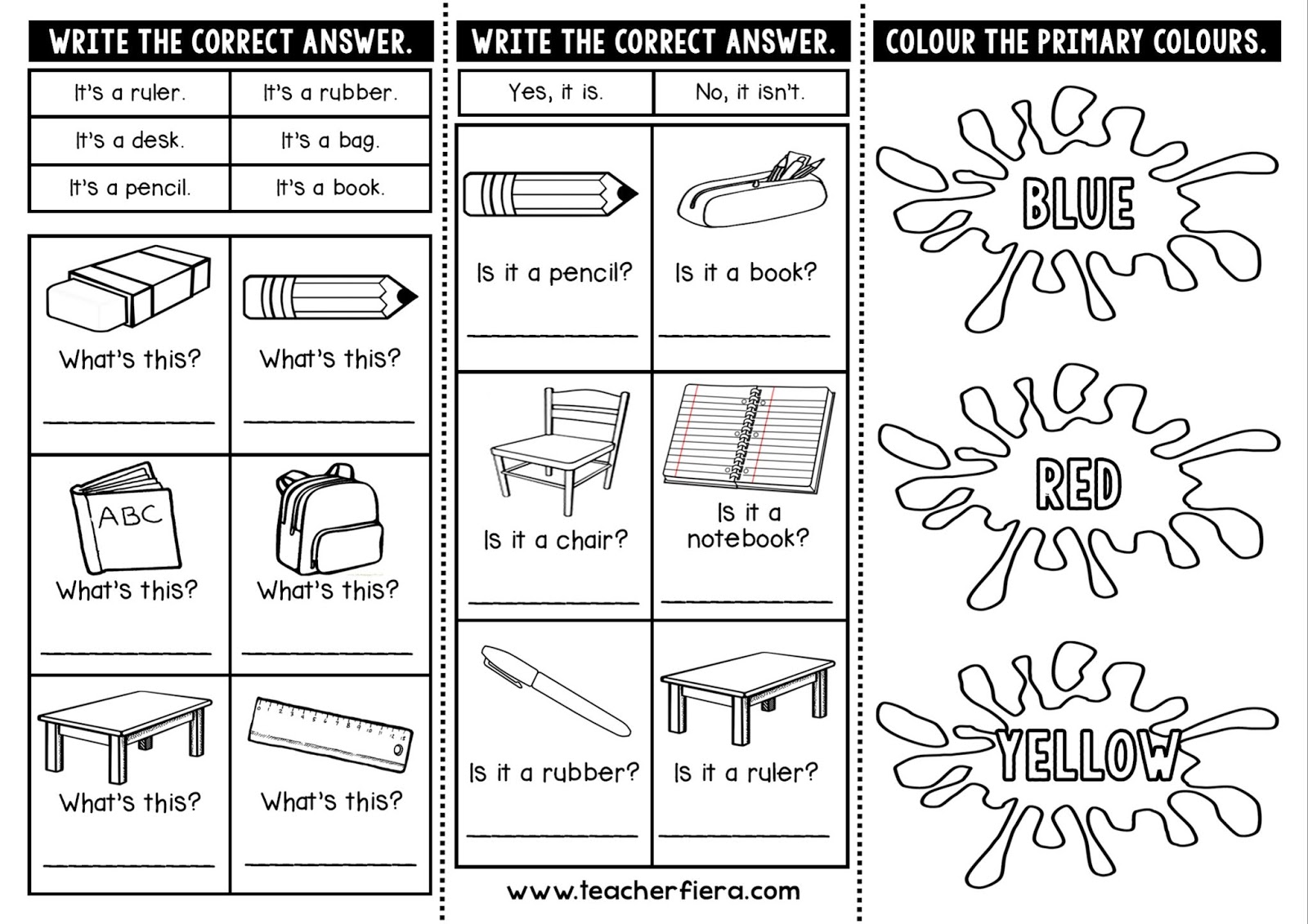 teacherfiera.com: YEAR 1 UNIT 1 BROCHURE