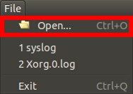 Ubuntu glogg その1 - ログビューワーの紹介・ログファイルを開く・ログ画面のUI構成 - kledgeb