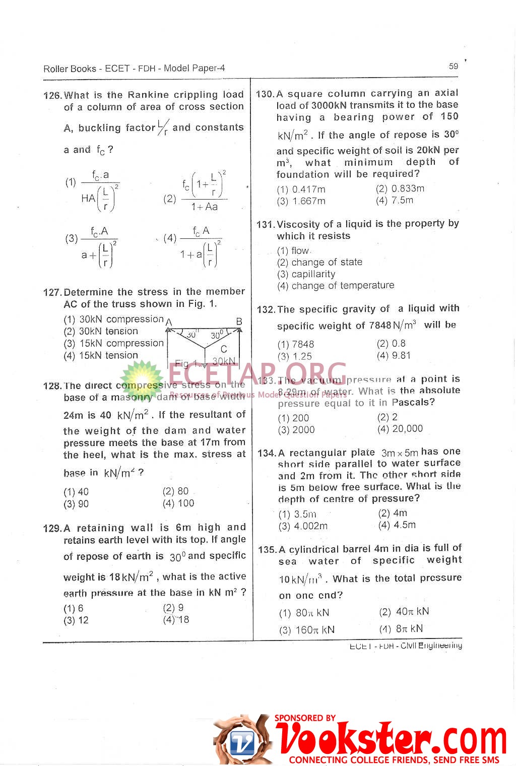 ECETAP - 2016, Previous, Model Papers, Question Papers EEE,ECE,SCE ...