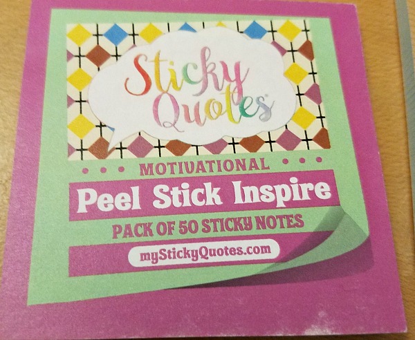 Barefoot and Loving It: Sticky Quotes Sticky Notes