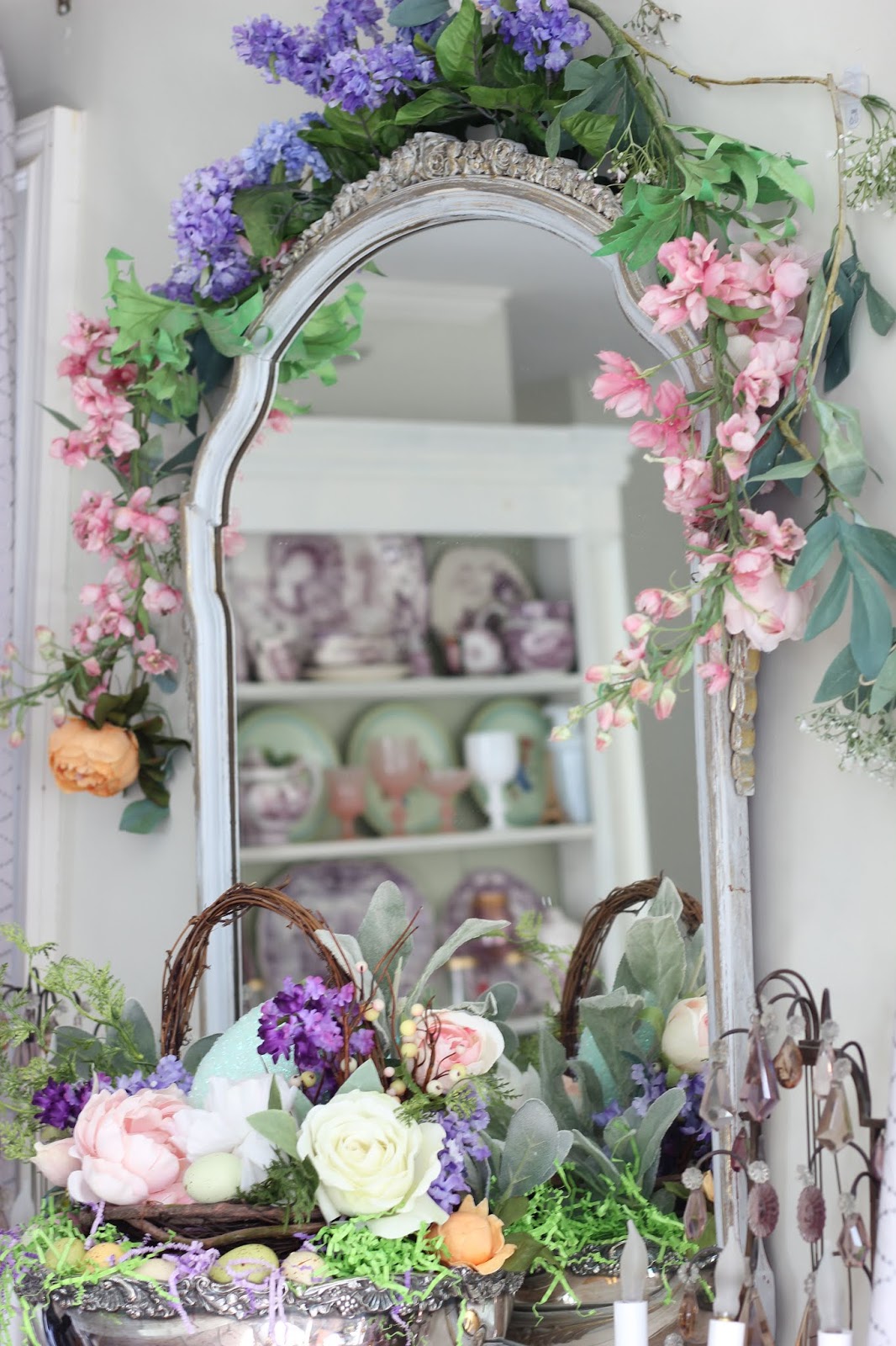 Maison Decor: Grand Easter Basket Centerpiece