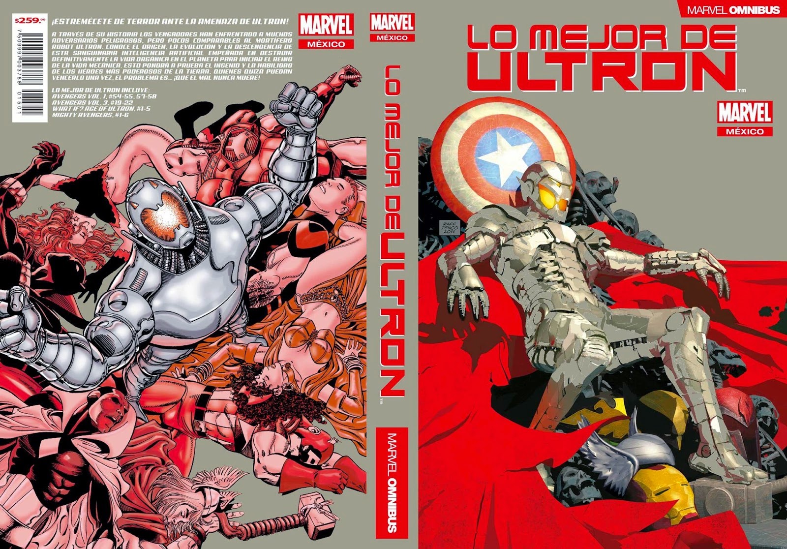 Daily Comics Mexico: "Lo Mejor de Ultron" Marvel Comics México