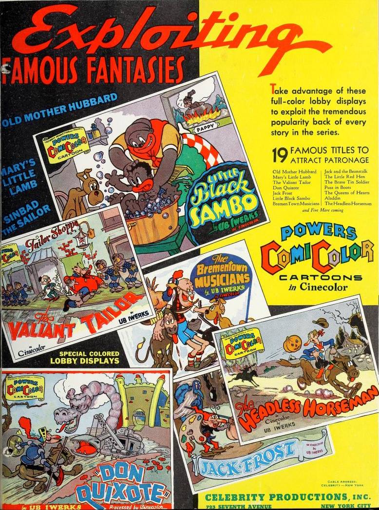 Way Too Damn Lazy To Write A Blog: Cult Cartoons, Part IV: Ub Iwerks by ...