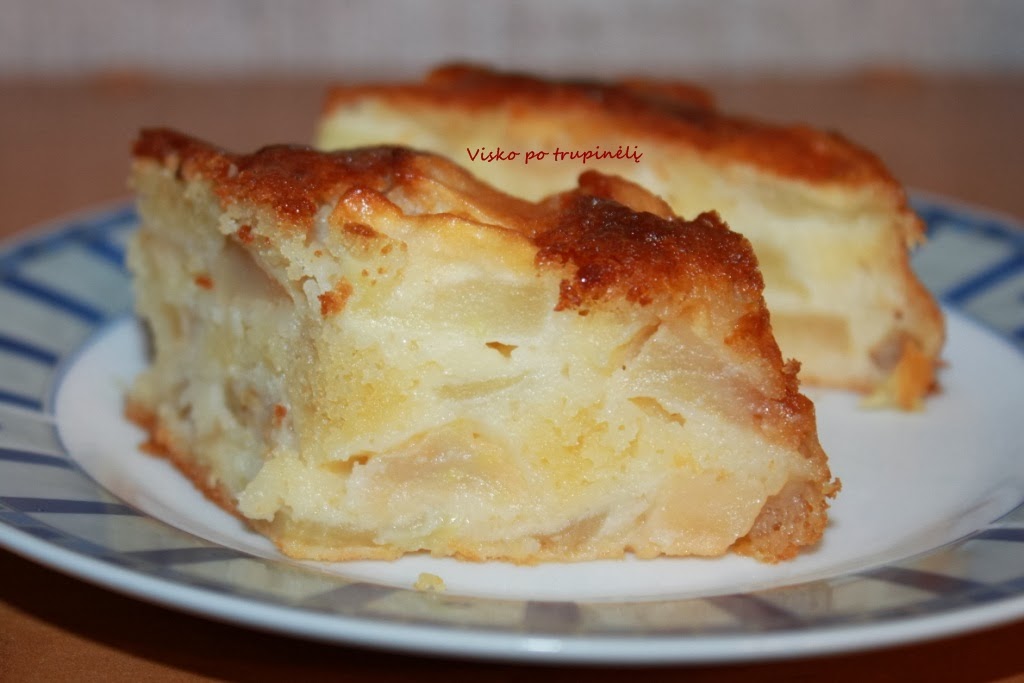 Visko po trupinėlį: Prancūziškas obuolių pyragas