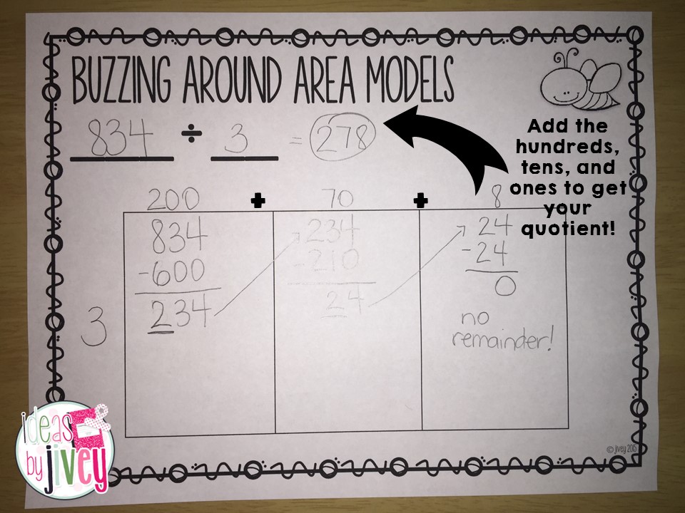 Why I love the Division Area Model (and you should, too)! - Ideas by Jivey