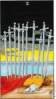 Save Send Delete: Lent / Tarot / Overkill: The Ten of Swords