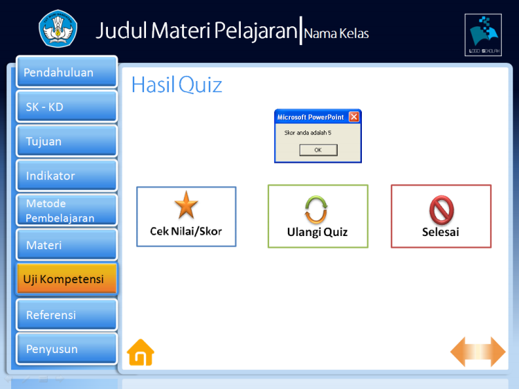 Download Template Quiz dan Score Praktis dengan PowerPoint untuk Media ...