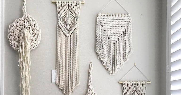 Tina's handicraft : wall decoration macrame - 16 designs