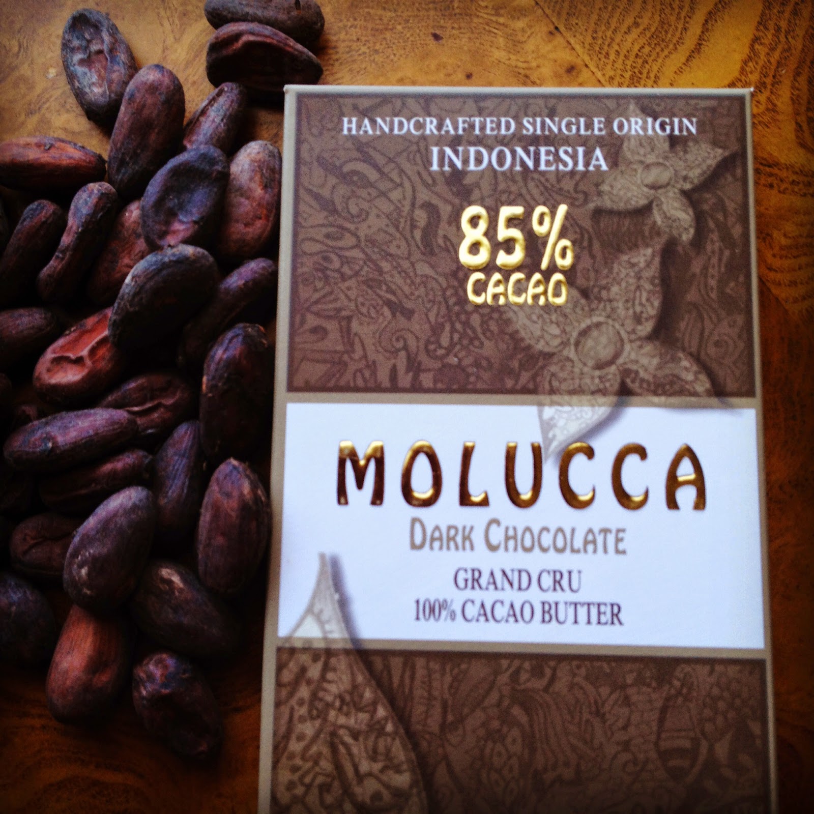 Molucca Cacao from Indonesia and Chocolate Bar Review