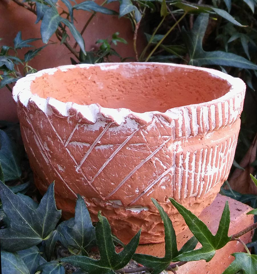 La Luna de Barro: Macetas en barro natural