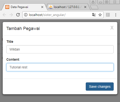 Tutorial RESTFul Web Service Menggunakan Lumen Laravel Dan AngularJs (Client)