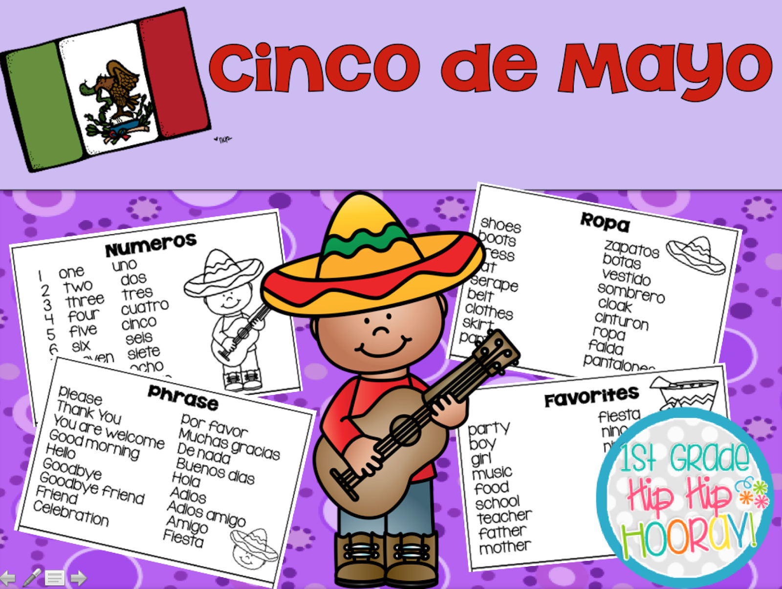 1st Grade Hip Hip Hooray!: Cinco de Mayo...May 5th