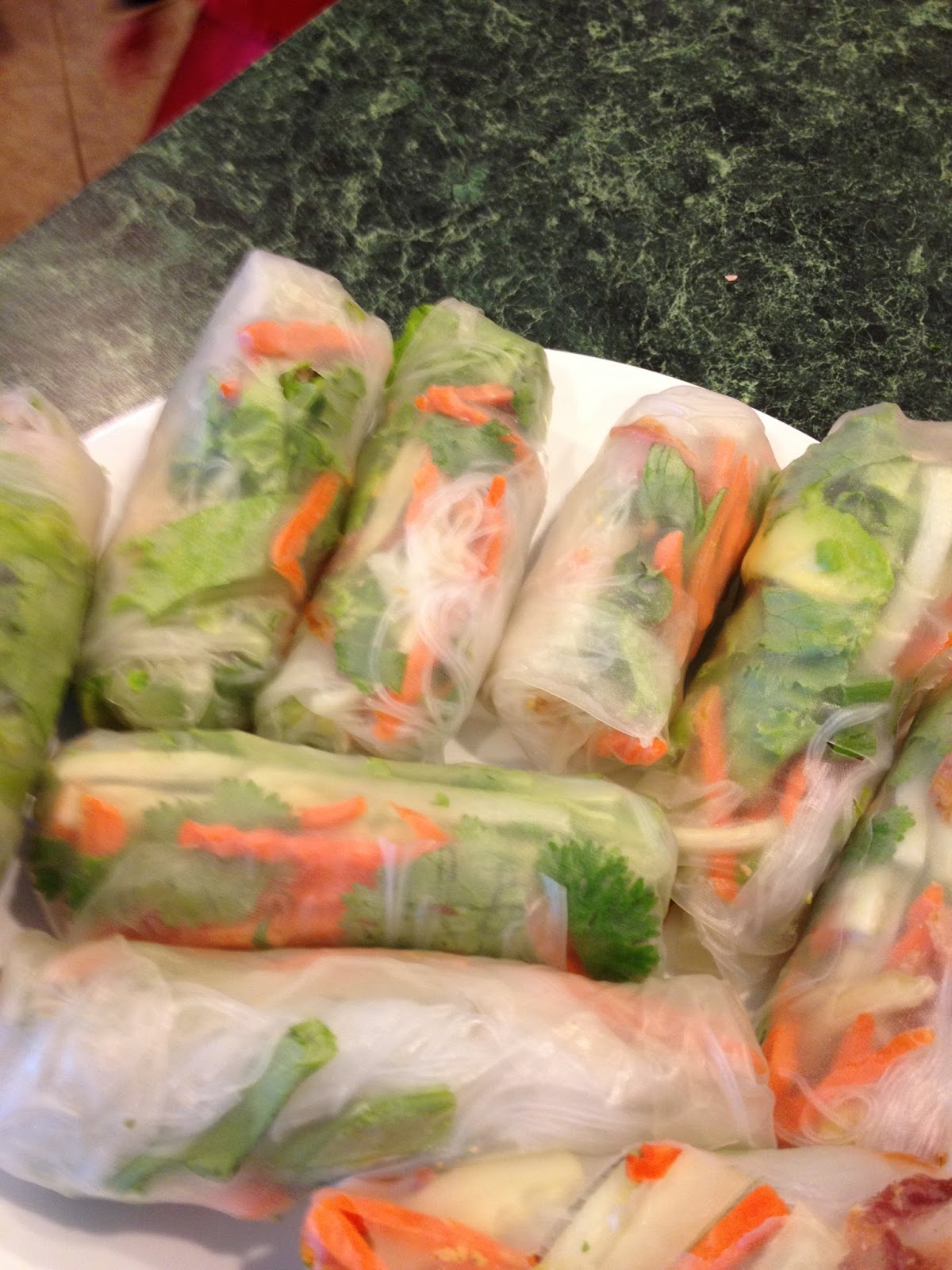 Eat Like a Diabetic: Fresh Spring Rolls