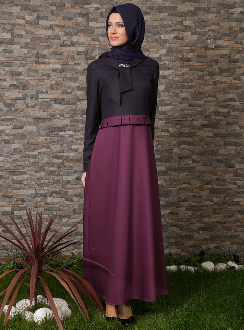 Trendy Hijab Fashion: 2013 Winter Dress Models for Muslim Womens