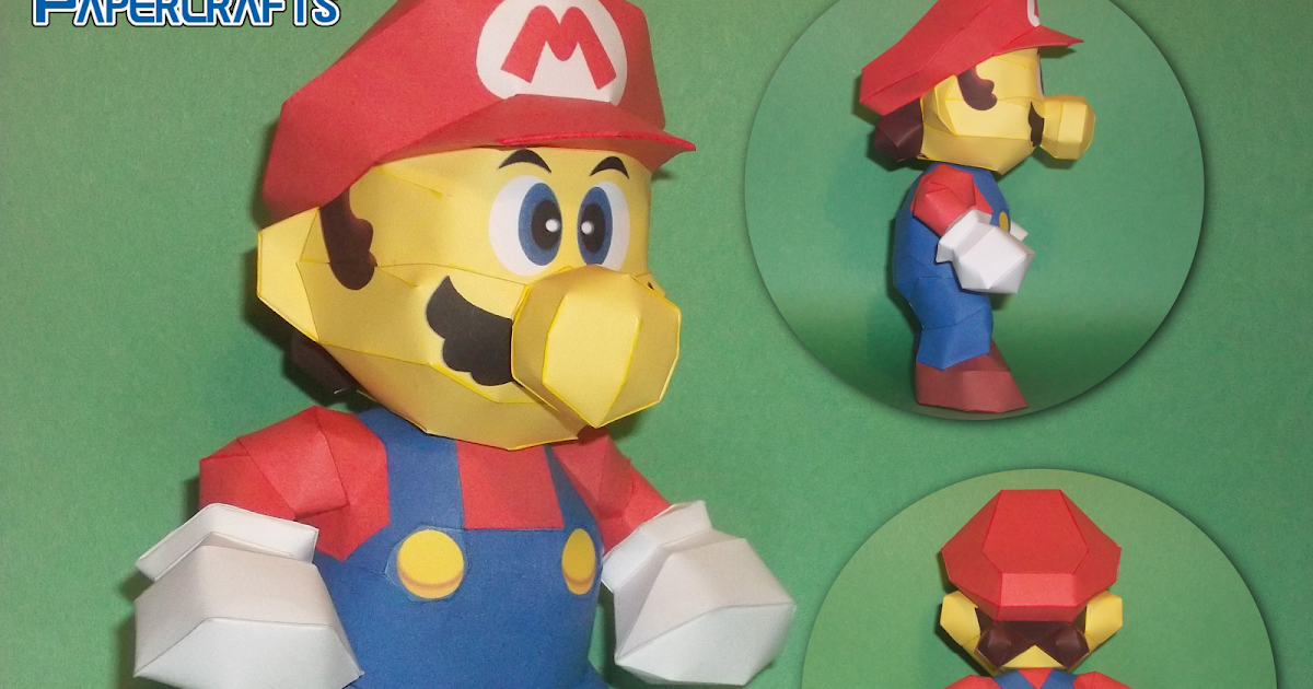 Paperlegend's Papercrafts: Super Mario 64: Mario