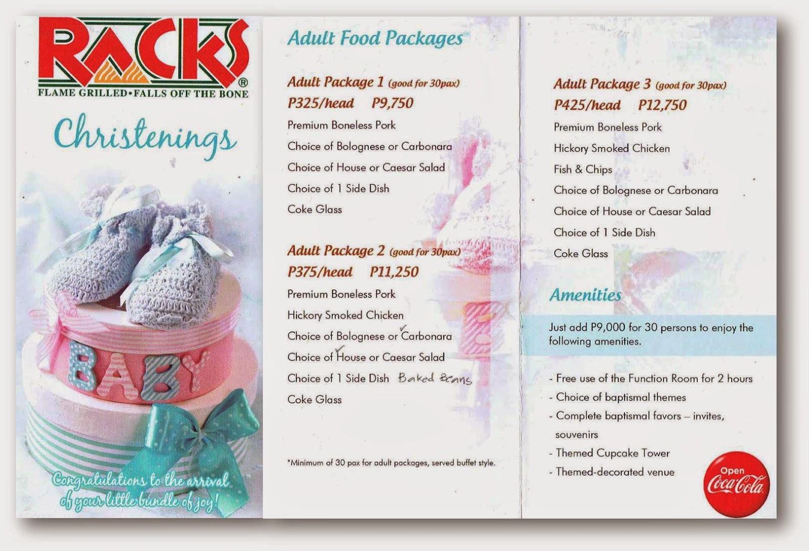 Zara's Baptismal Dinner at Racks Paseo de Magallanes ~ Mommy Meowmeow!