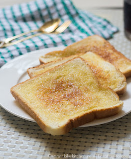 Sugar Bread Toast | Indian Bread Toast Recipes - Learning-to-cook