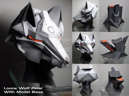 Papercraft - Loone Wolf - Papercraft4u | Free Papercrafts, Paper Toys ...