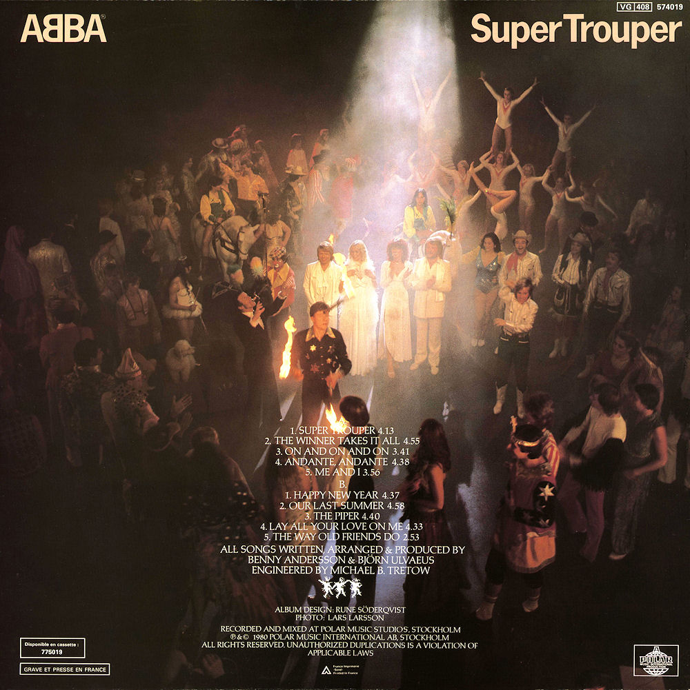 gallanttoronto: Revisiting the albums of my youth: Super Trouper