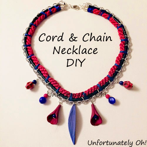 Unfortunately Oh!: Cord & Chain Necklace