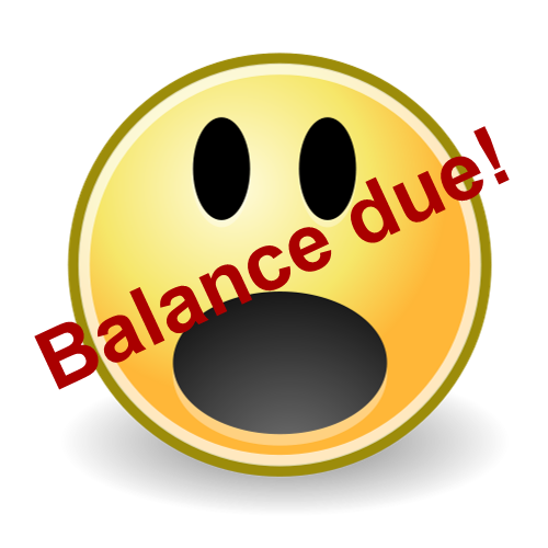 Blue Attitude: Balance Due