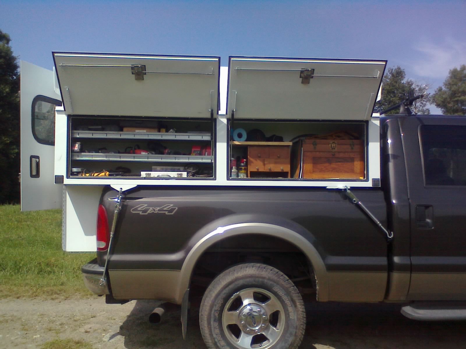 Transferable Slip-On Work Truck Bodies For Standard Pickup Trucks ...