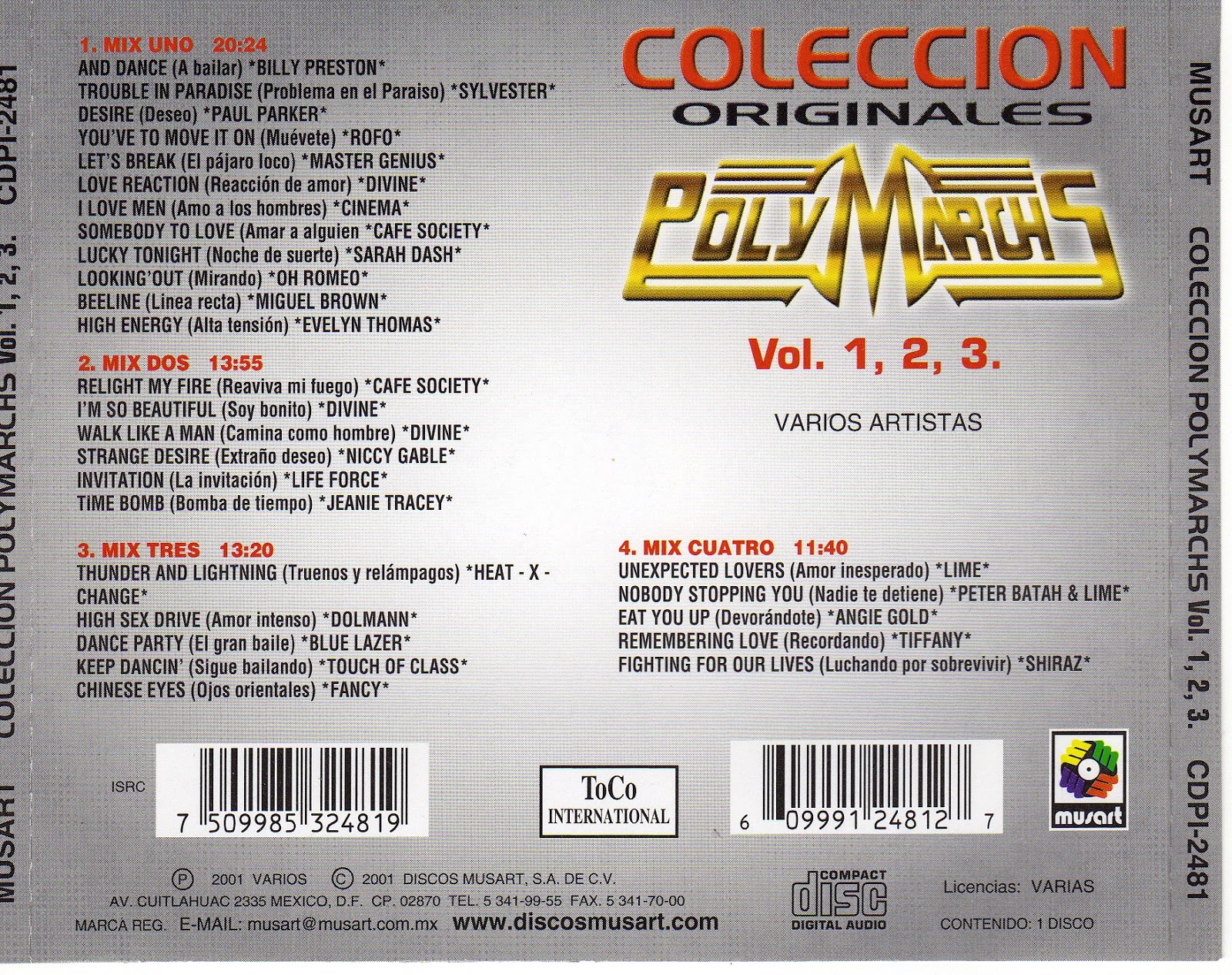 Retro Disco 80s: Coleccion Originales Polymarchs - . By.jOe.MasTeR.