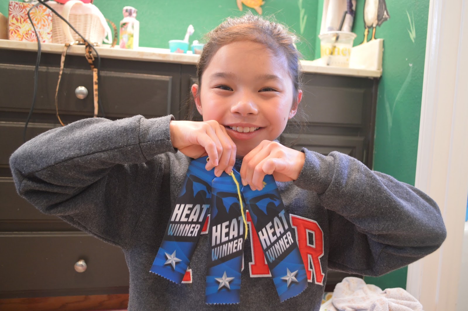 Miyu's Life: 3 Heat Winner Ribbons! 5種目中3種目が一番！