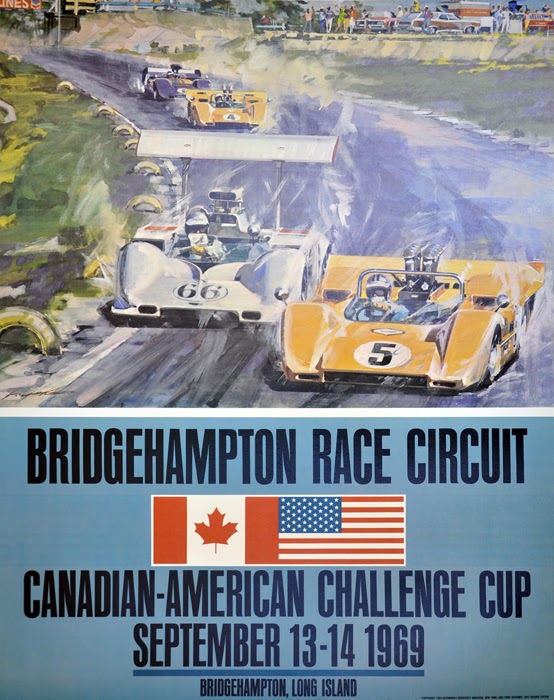 transpress nz: Bridgehampton Race Circuit, Long Island NY, poster 1969