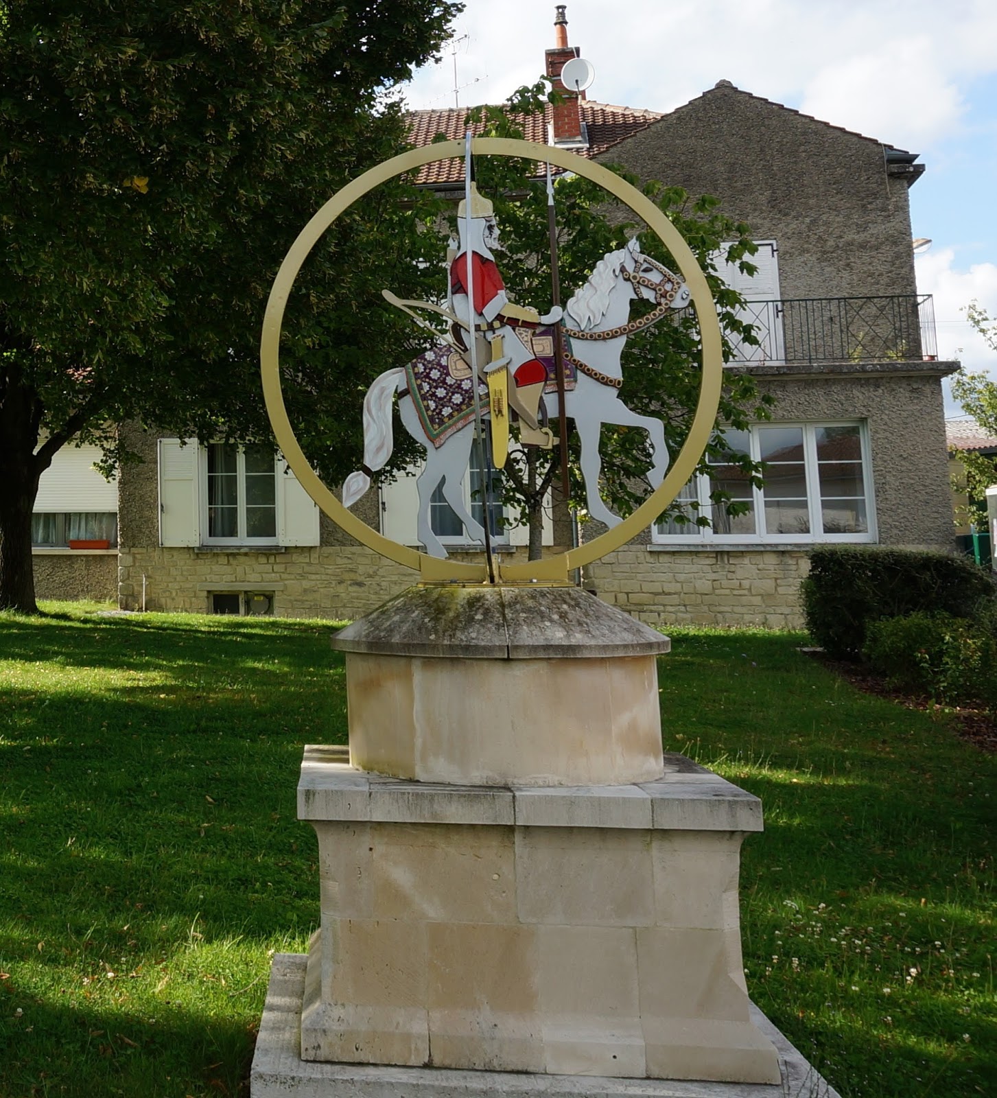 Atilla hun király táborhelye Franciaországban