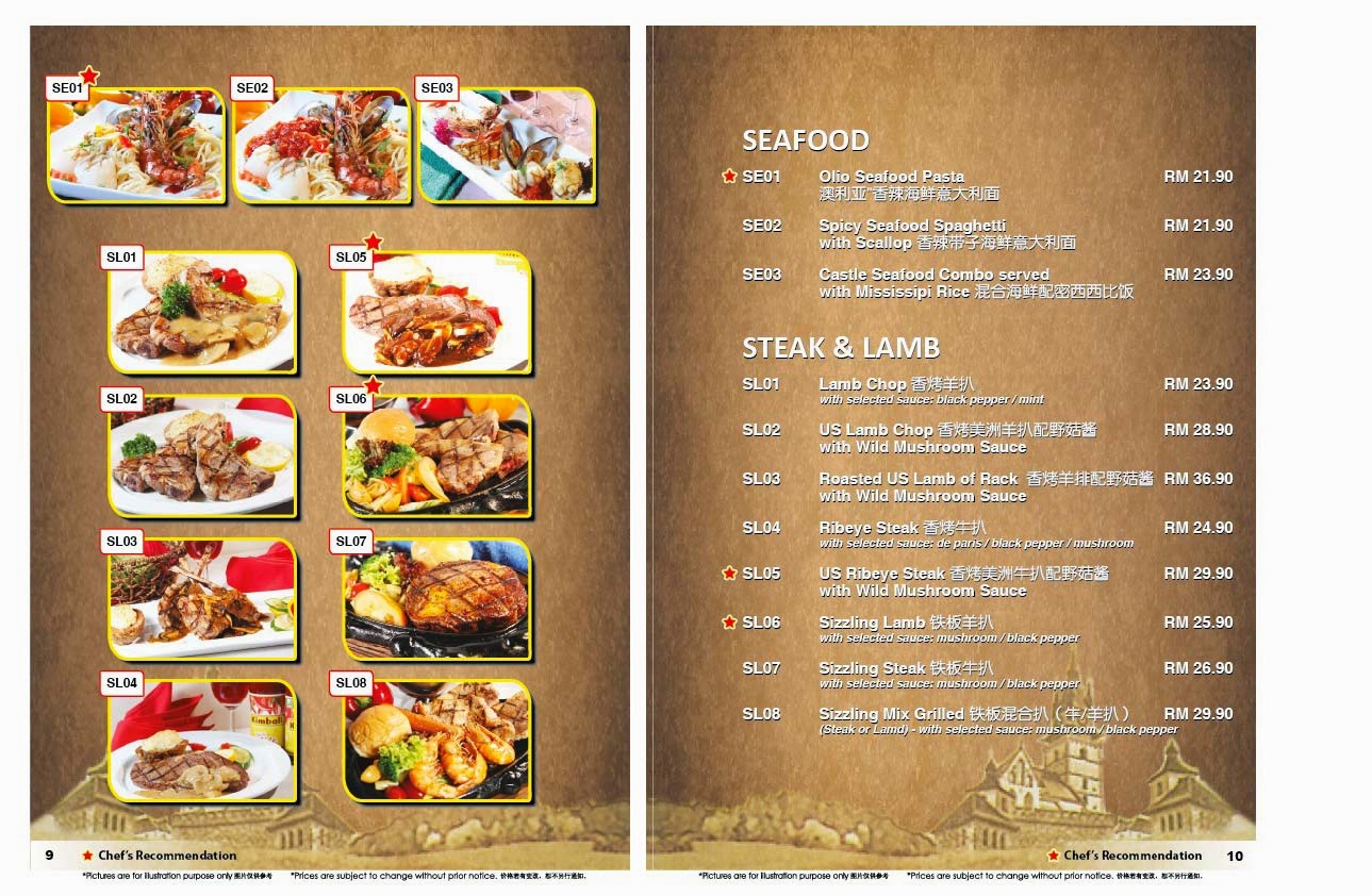 Little Castle Menu Batu Maung: Complete Menu clear & complete version