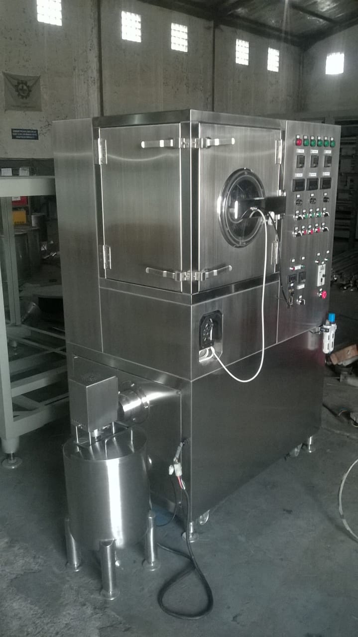 SPESIFIKASI MESIN FARMASI: SPESIFIKASI MESIN COATING CAPLET SKALA LAB