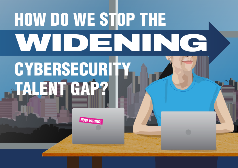 The Widening Cybersecurity Talent Gap (infographic)