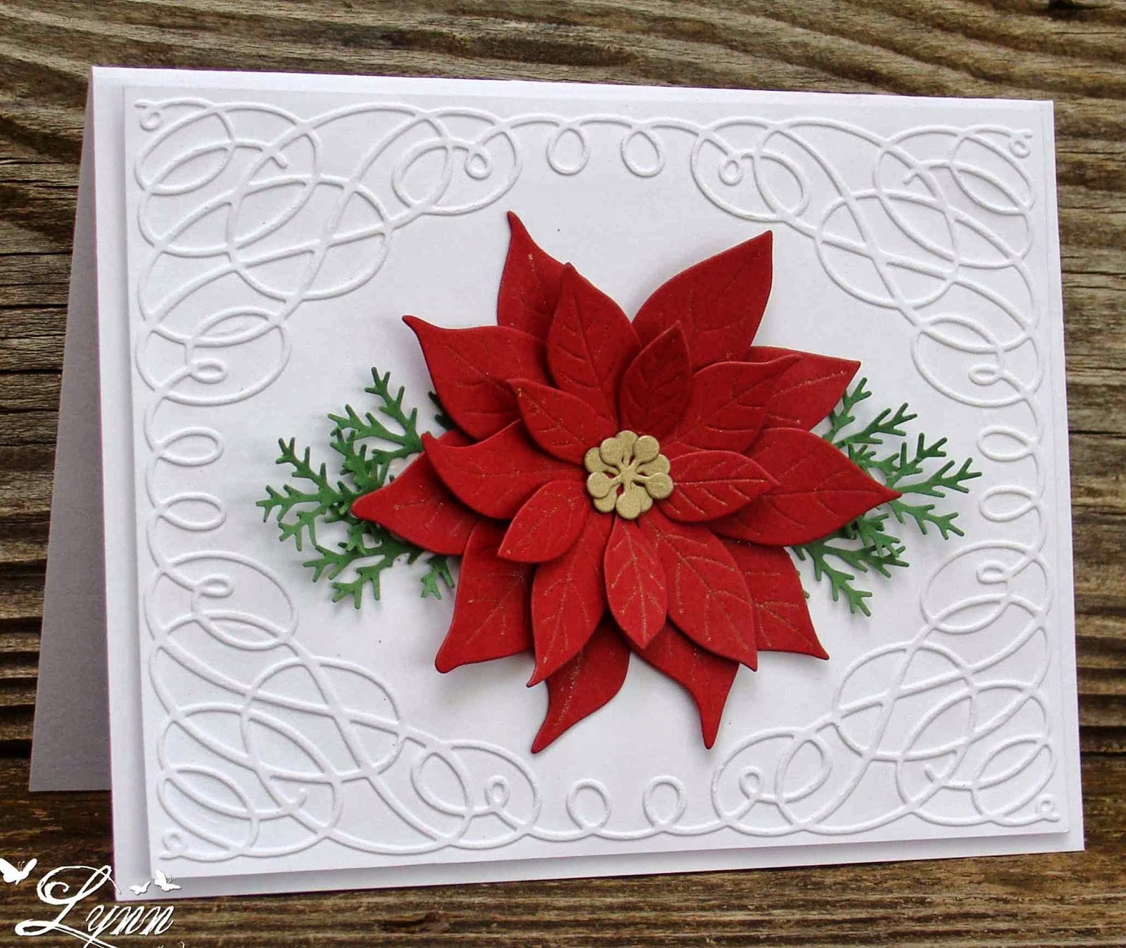 Creative Crafts by Lynn: Poinsettia Christmas