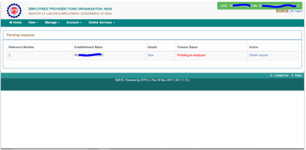 Online correction in Name, DOB, and Gender in EPF UAN