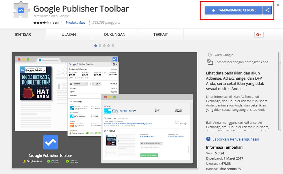 Tips dan Trik: Tutorial lengkap cara menggunakan Google Publisher Toolbar Tips dan Trik: Tutorial lengkap cara menggunakan Google Publisher Toolbar