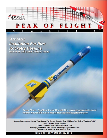 Model Rocket Building: New Apogee Peak Of Flight Article