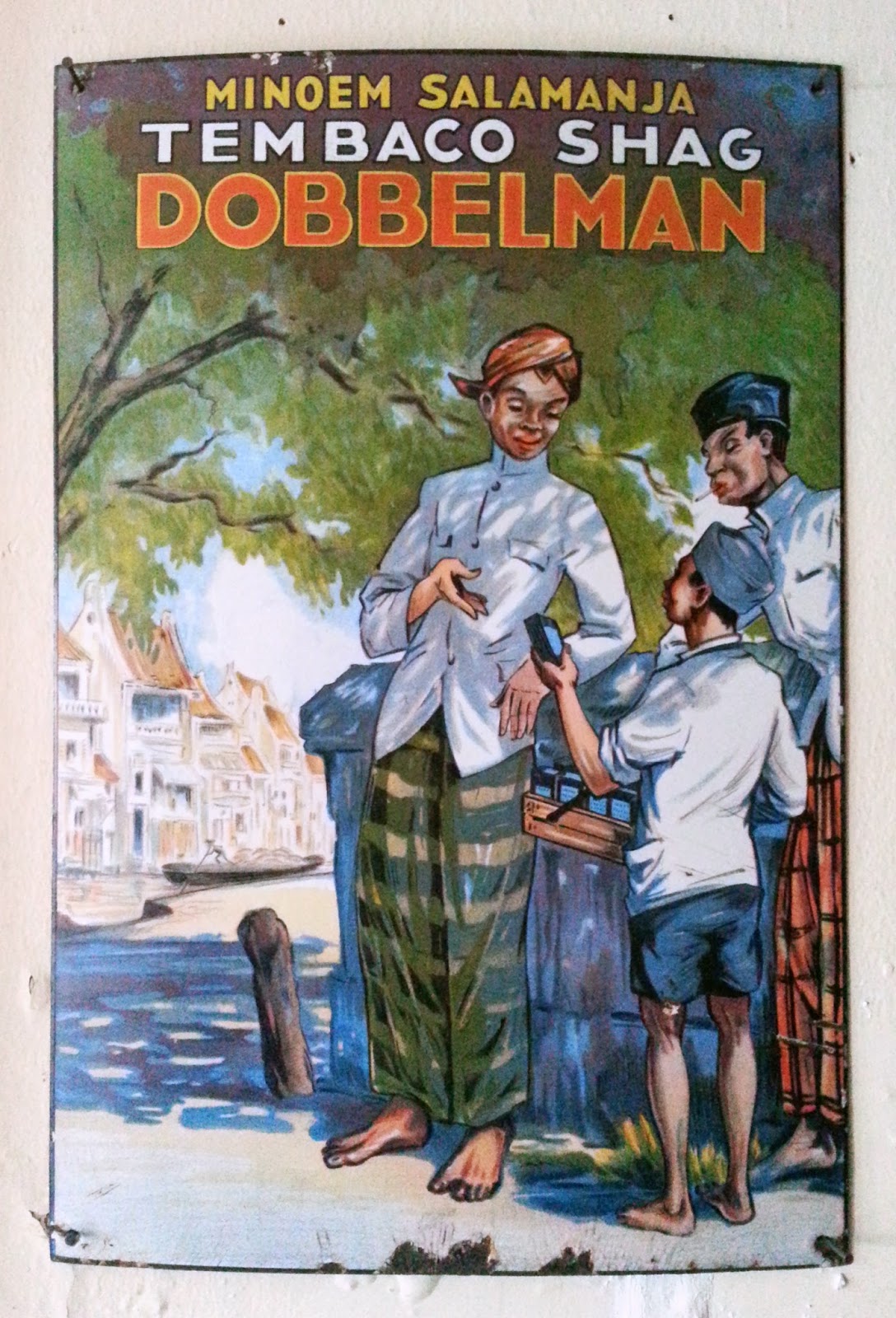 Hiasantempoedoloe&...: Iklan Enamel" Tembaco Shag - Dobbelman"