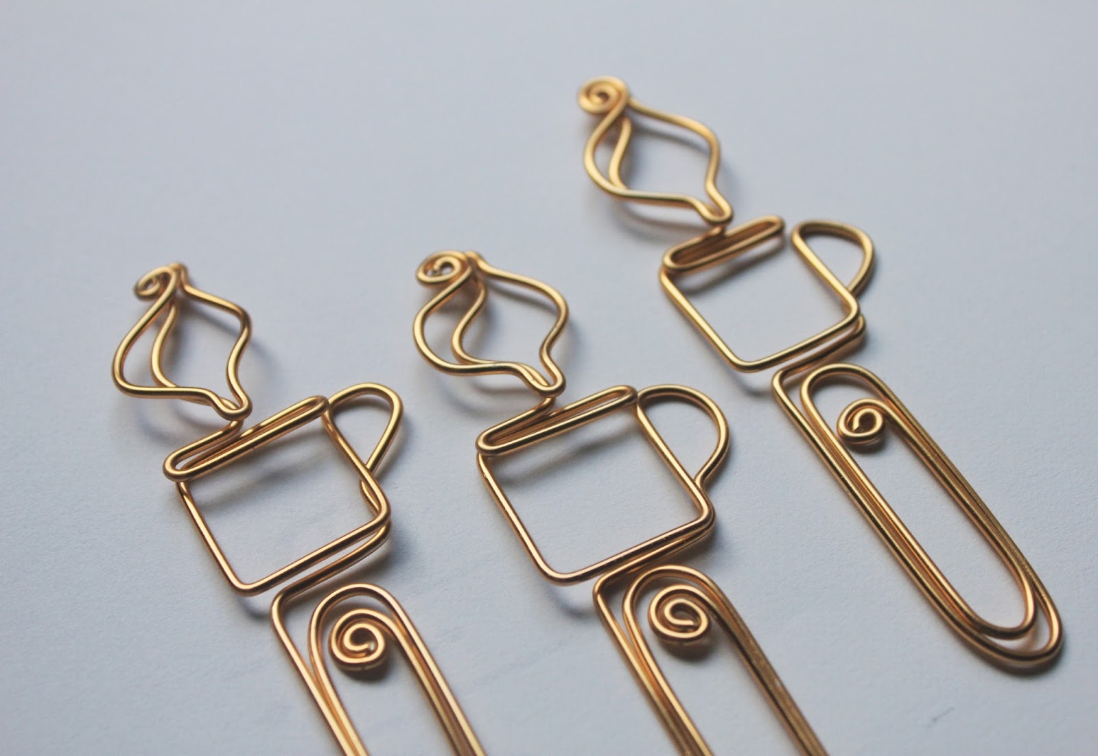 Happy to Leekha: Handmade Wire Clips/Bookmarks