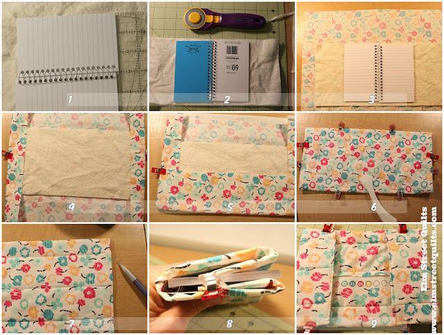 Bag It - Notebook Cover Tutorial | Elm Street Quilts