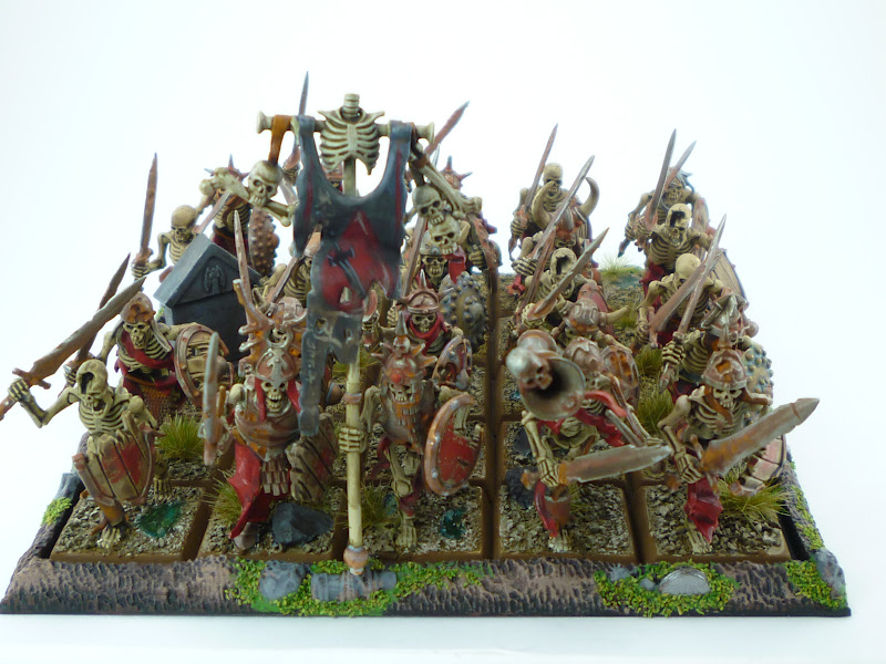 Paint Bard: Vampire counts - Skeleton painting guide