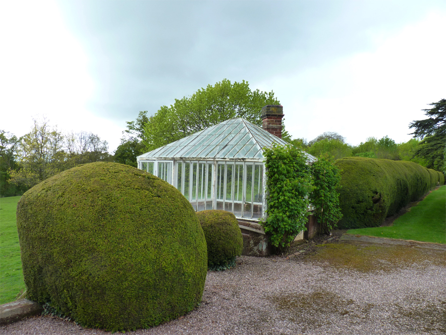 Middle of Nowhere: Brooding topiary at Longner Hall