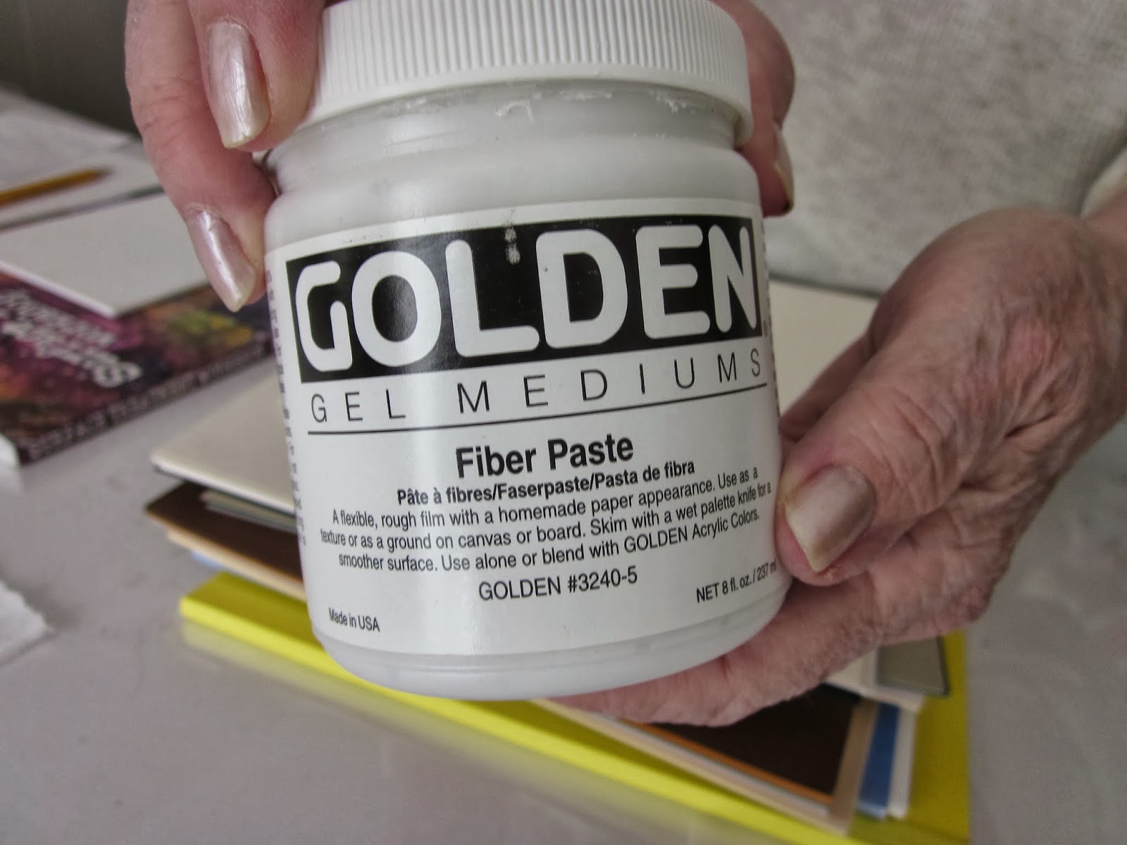 On the Edge Studio: Fiber Paste & Modeling Paste Fun