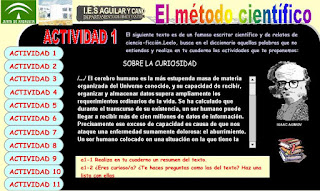 Biología y Geología Toni: 1º ESO. TEMA 1. MÉTODO CIENTÍFICO