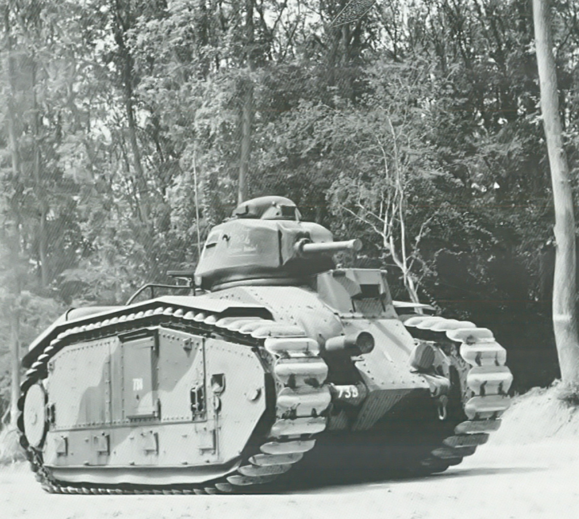 Le char Renault B / B1 / B1-bis.