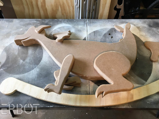 EPBOT: We Made A Figment Rocking Horse! Er... Rocking Dragon?