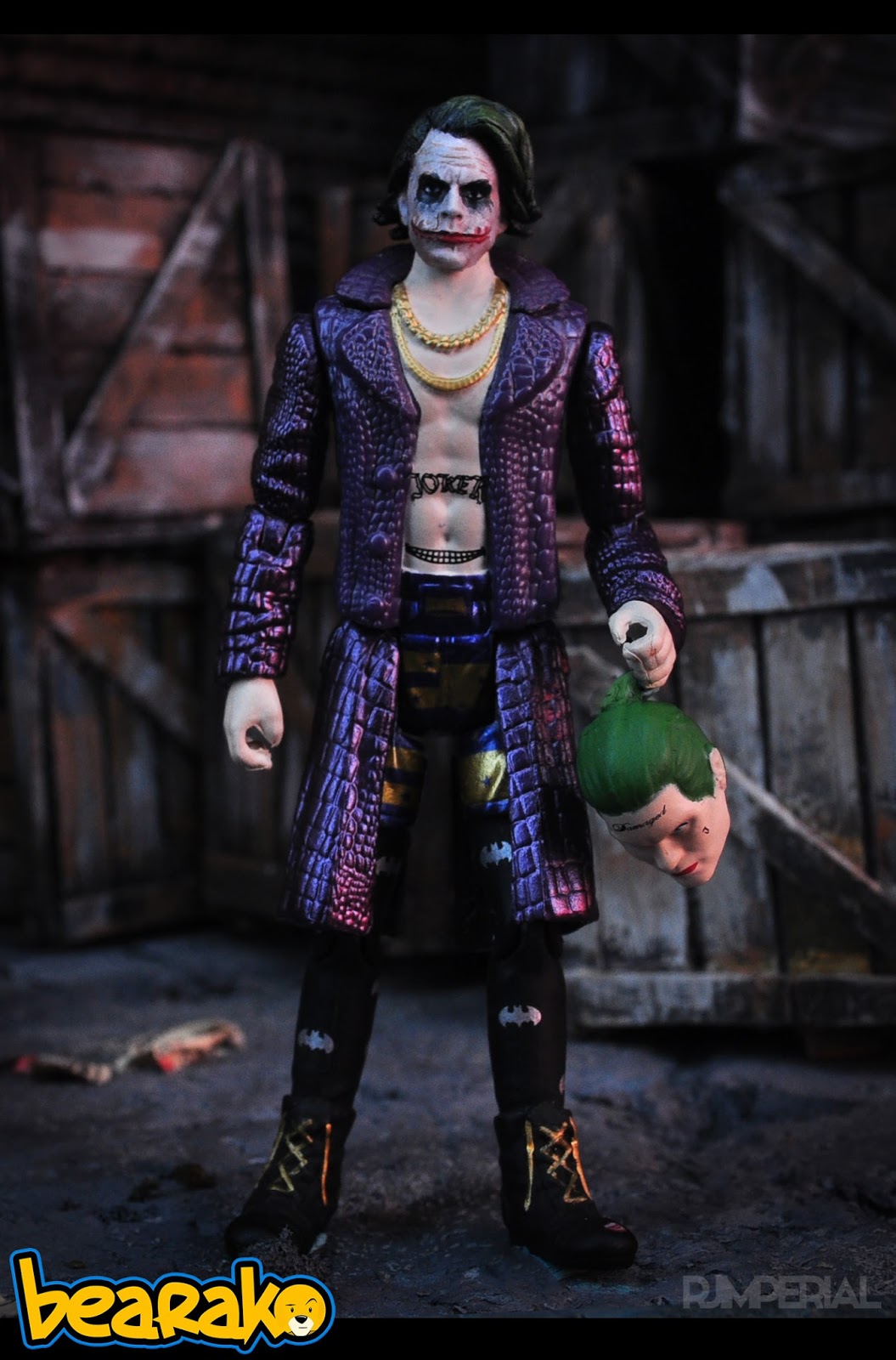 Bearako's Corner: TOY CUSTOM: Joker (The Dark Knight) head