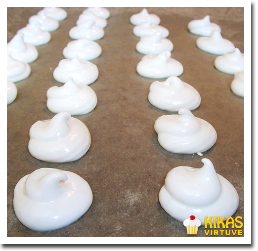 Kikas virtuve: Bezē cepumi